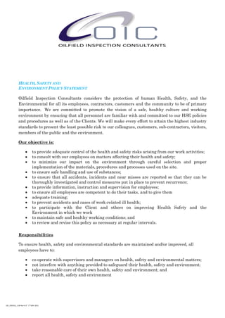 Oic company services presentation | PDF