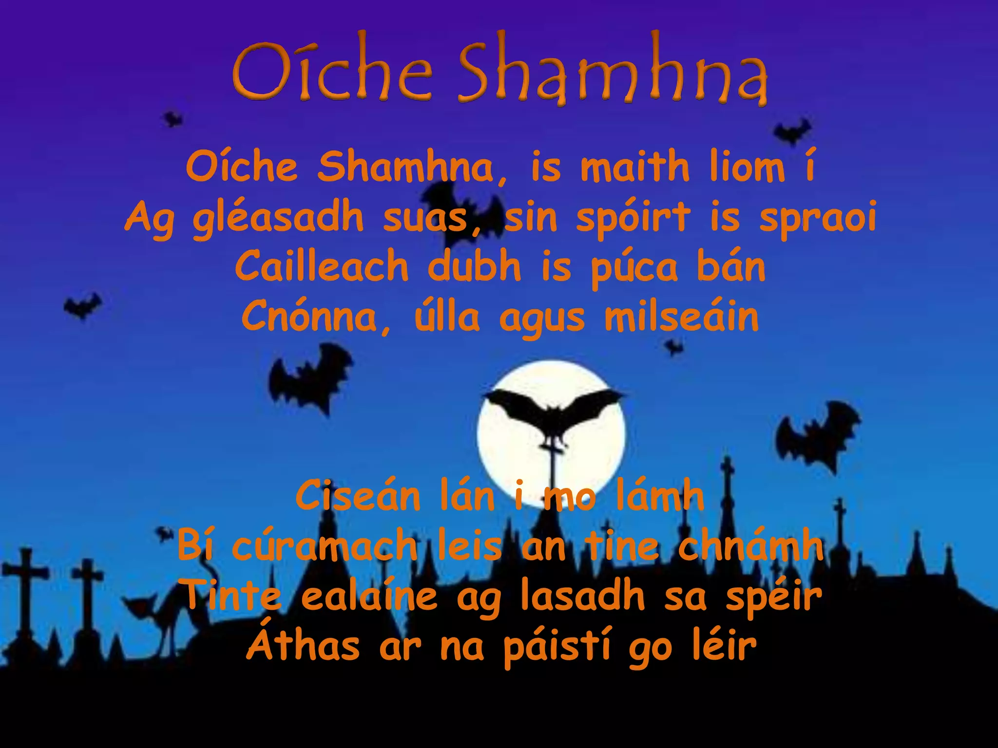 Oiche shamhna dan | PPTX