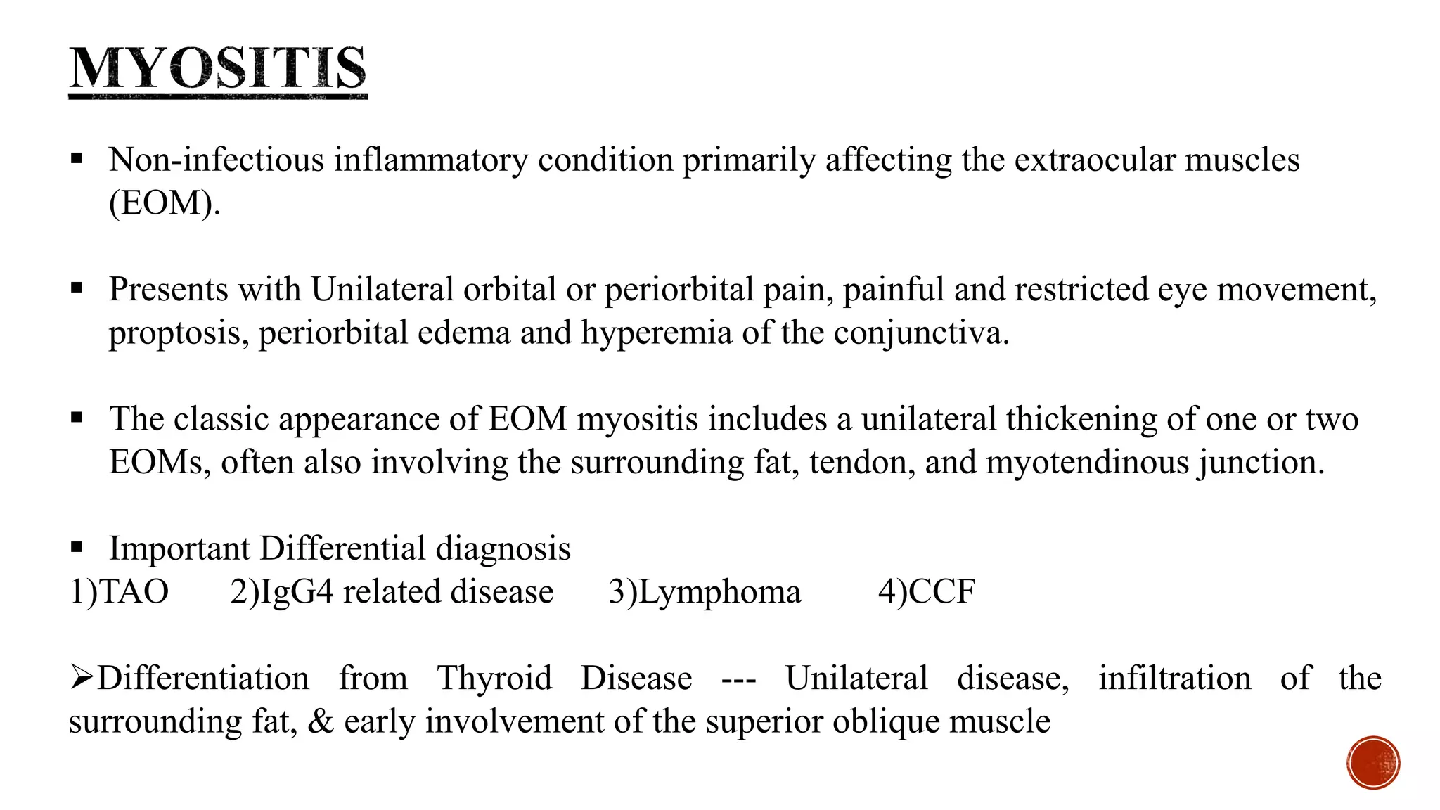 Orbital inflammatory disease | PPTX