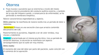Oido semiología | PPTX