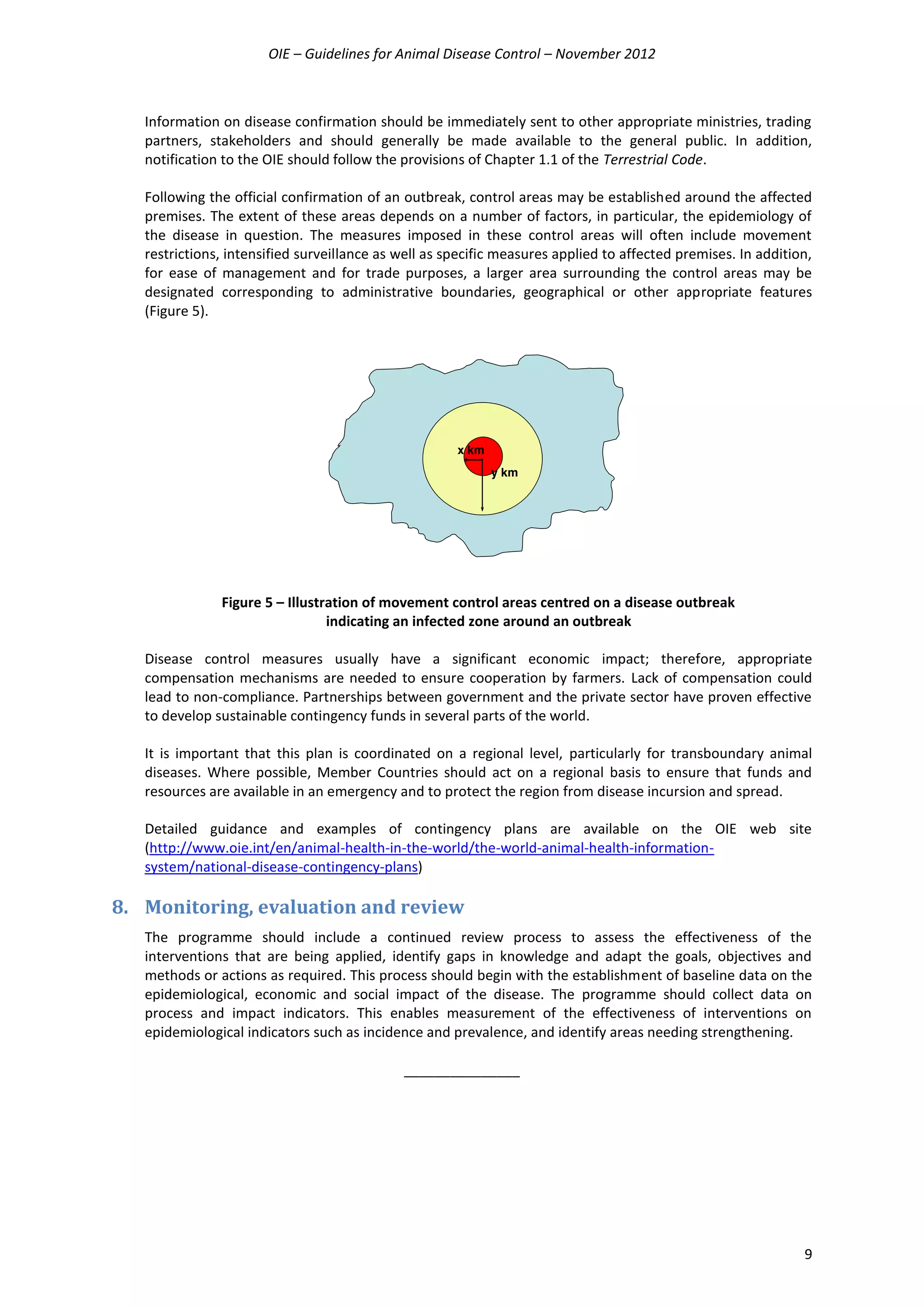 OIE guidelines for animal disease control | PDF
