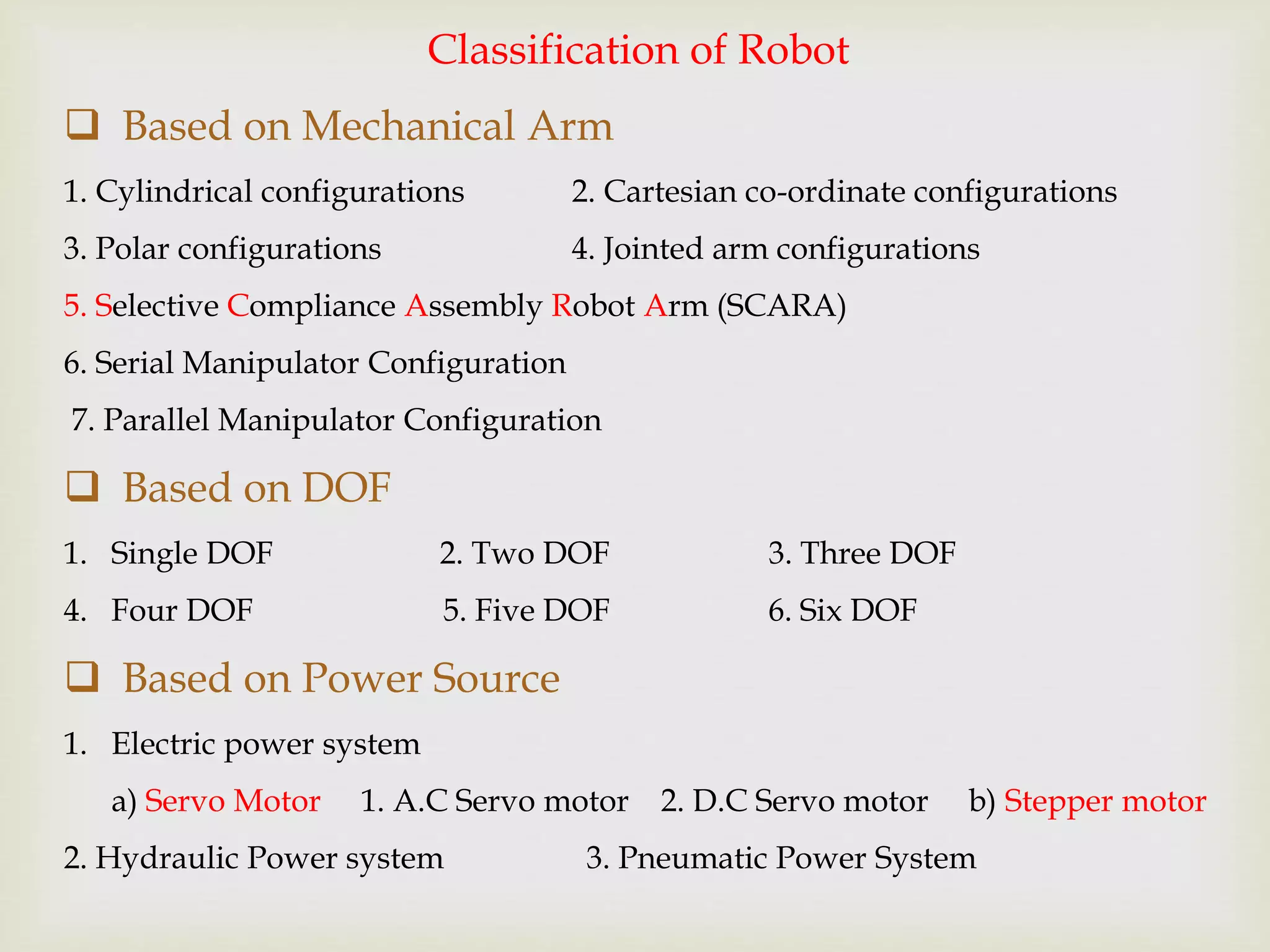 Unit-I Robotics | PPTX