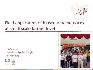 Field application of biosecurity measures at small-scale farmer level | PDF