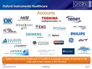 Oxford Instruments Healthcare Company Presentation | PPTX