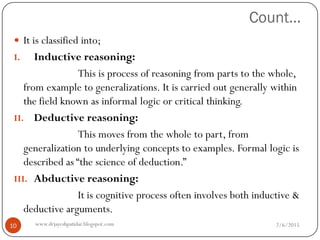 Thinking and reasoning | PDF