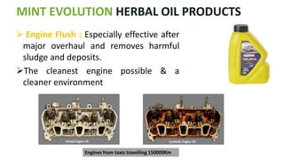 Mint Evolution Herbal Engine Lubricants | PPT