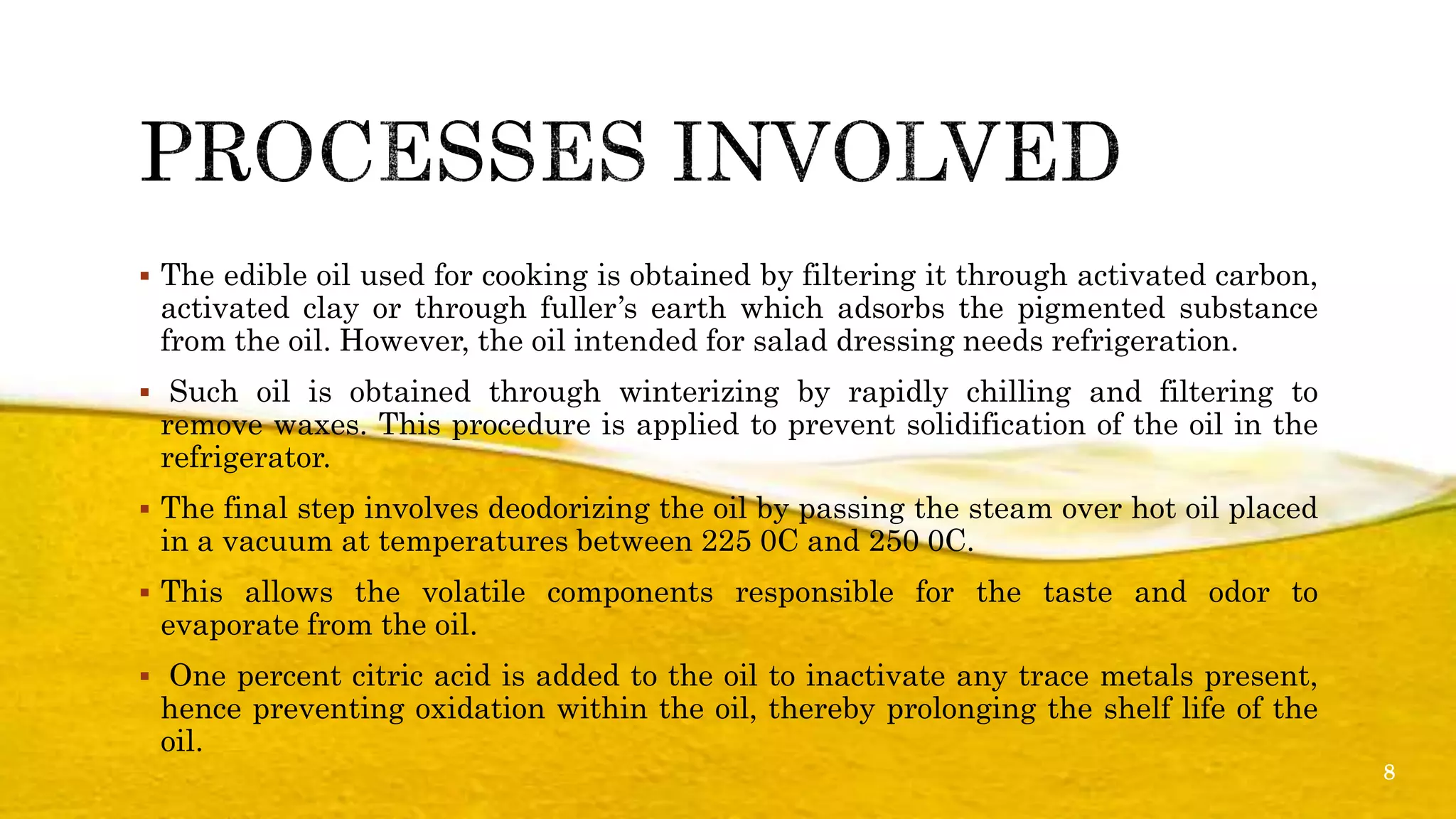 Oil Extraction Methods (Sunflower oil) | PPTX