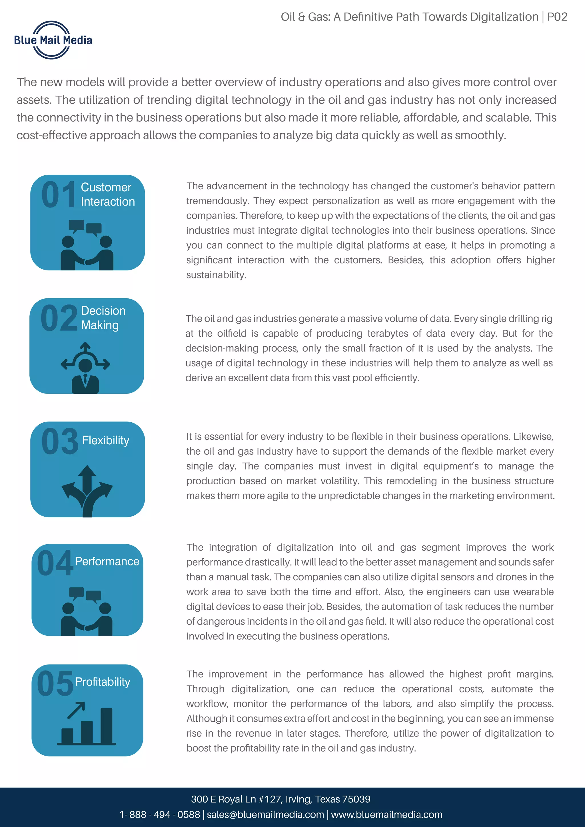 Digitalization in the Oil and Gas industry | PDF