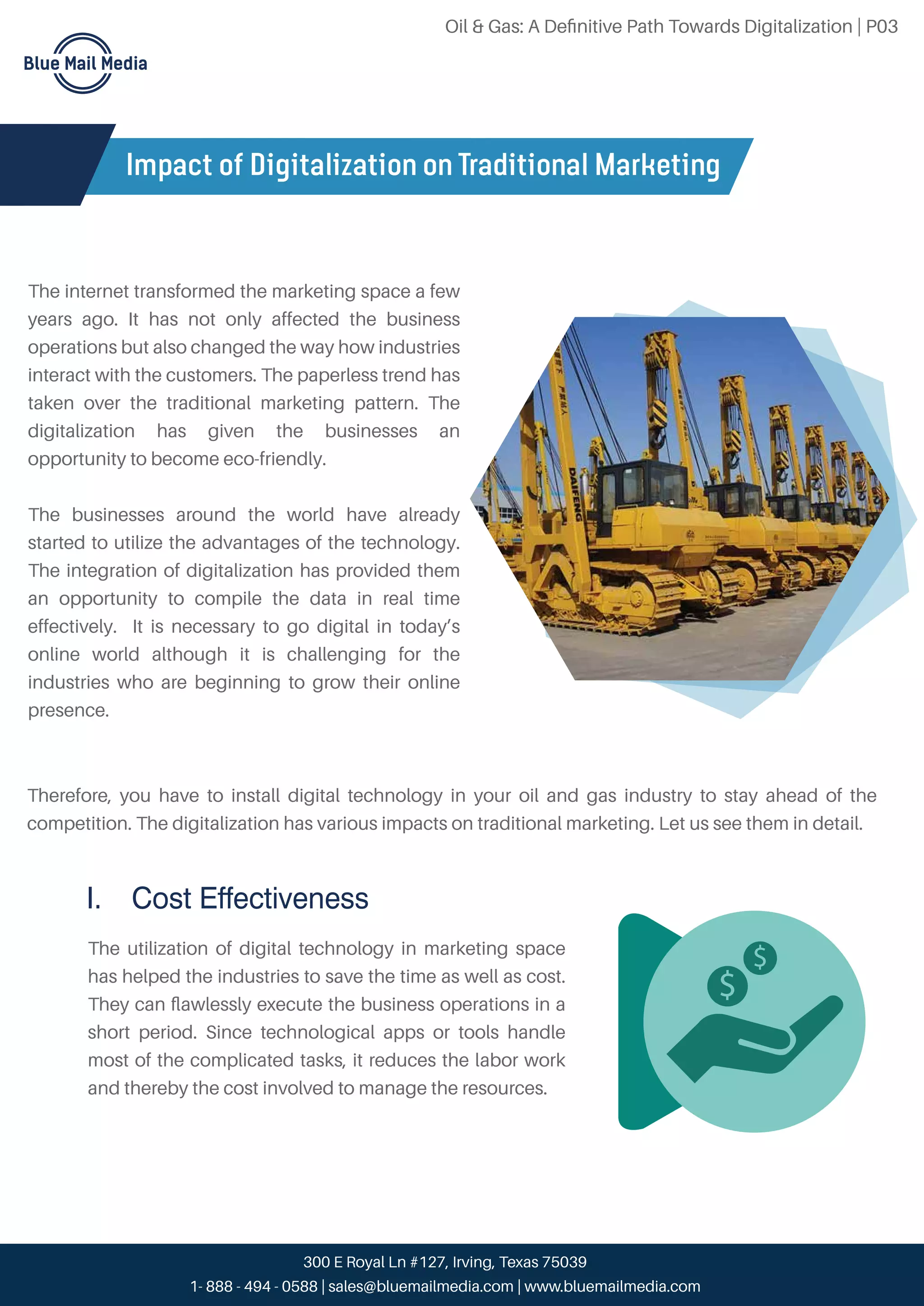 Digitalization in the Oil and Gas industry | PDF