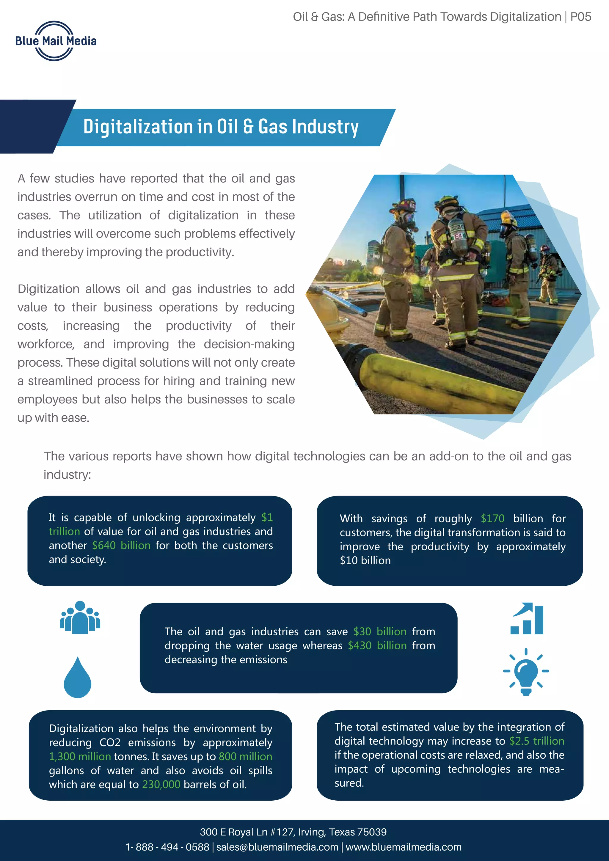 Digitalization in the Oil and Gas industry | PDF