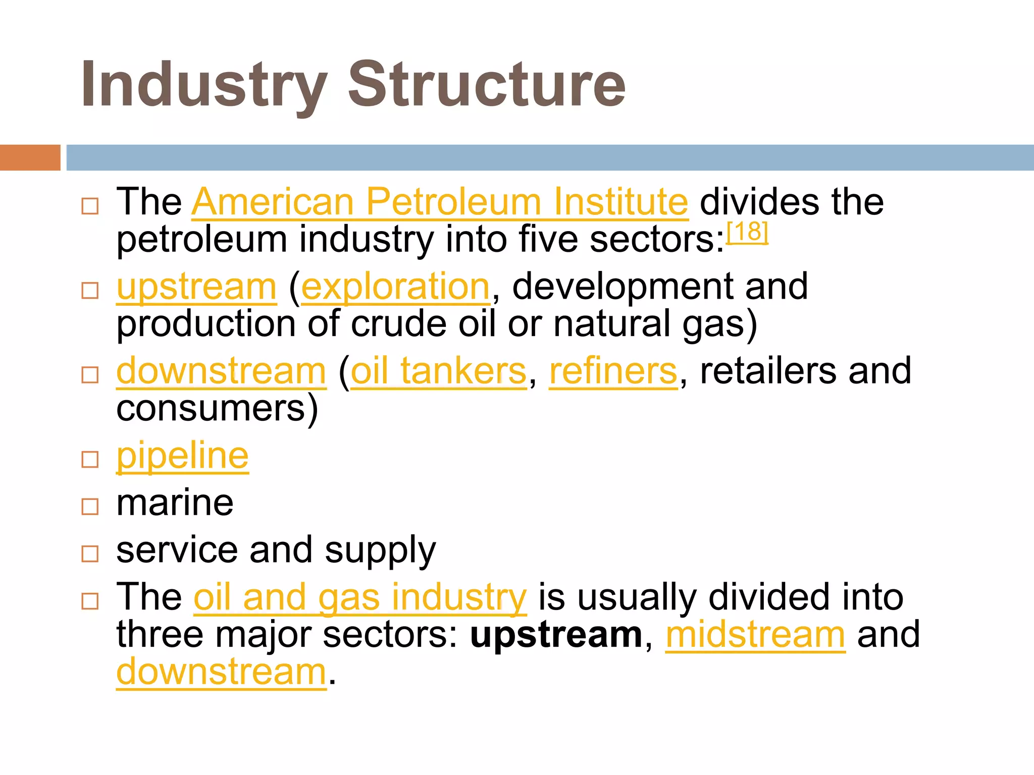 Oil and gas industry overview | PPTX