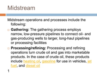 Oil and gas industry overview | PPTX