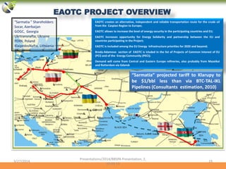 Oil and gas infrastructure of Georgia: ongoing and prospective projects ...