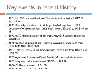 Oil and Gas market overview | PPSX
