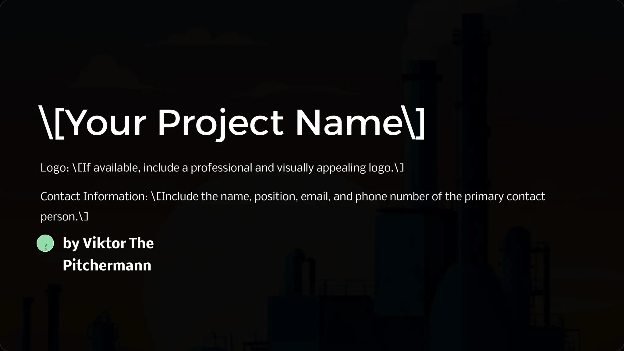 12 slide oil and gas company pitch deck template | PDF