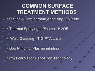 Oil and gas hardfacing and cargbide coating ppt | PPT