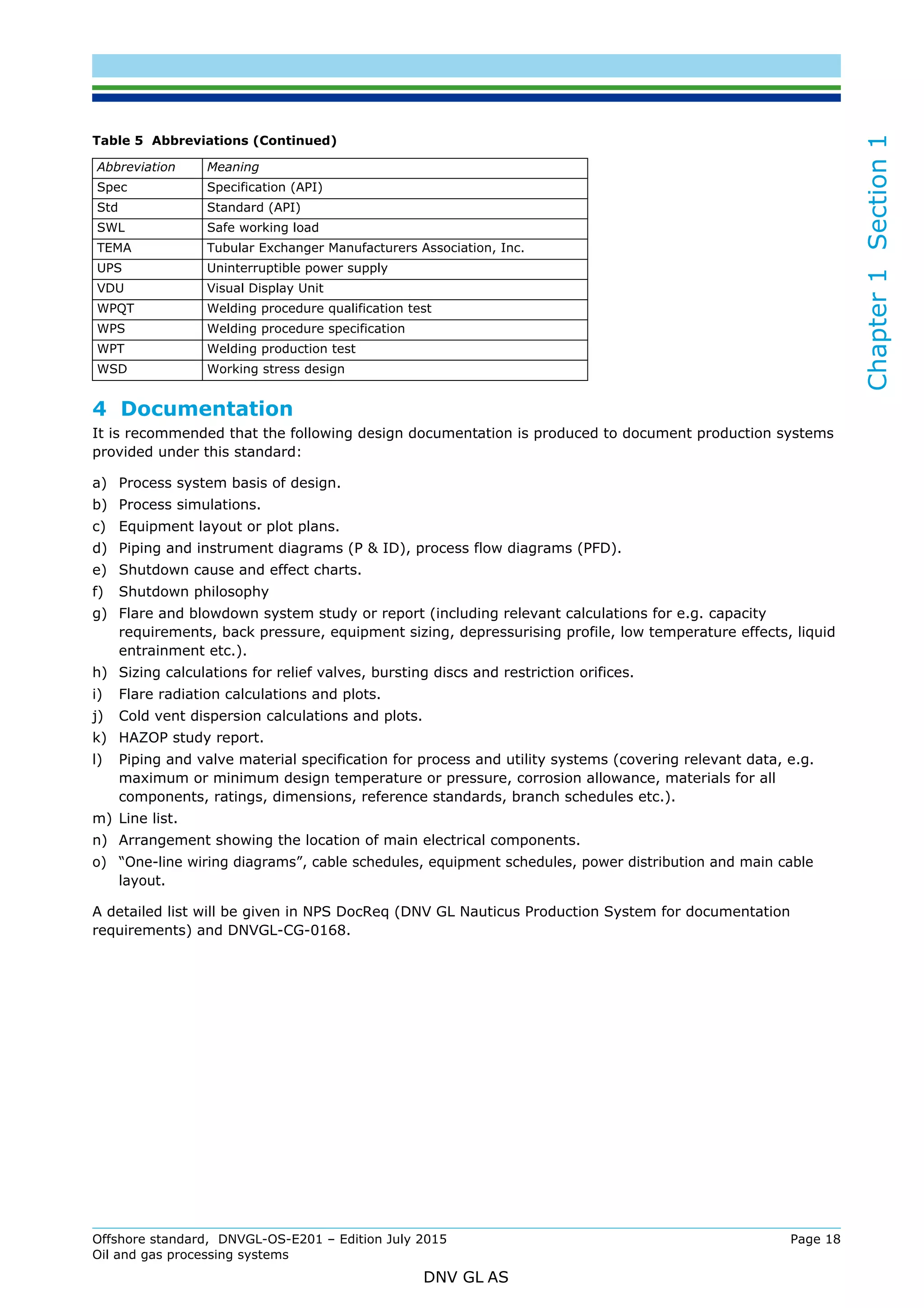 Oil and gas processing systems dnvgl os-e201 | PDF