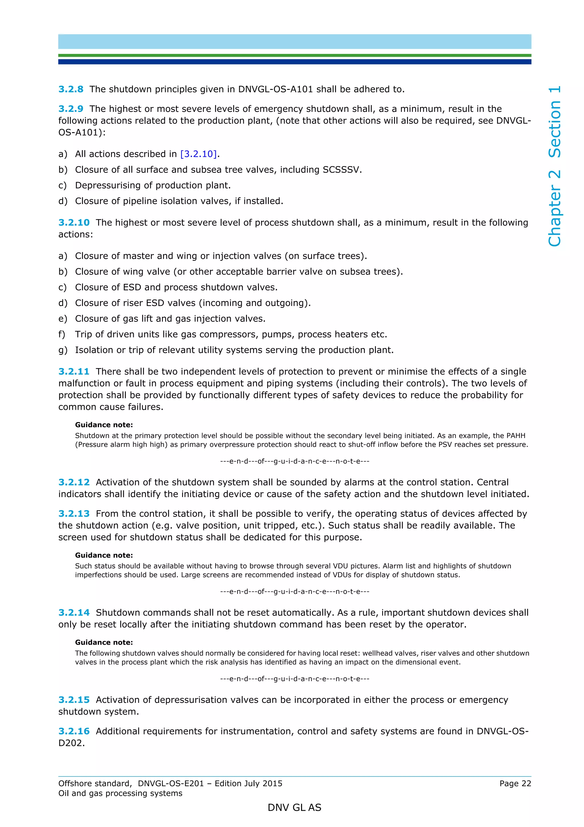 Oil and gas processing systems dnvgl os-e201 | PDF