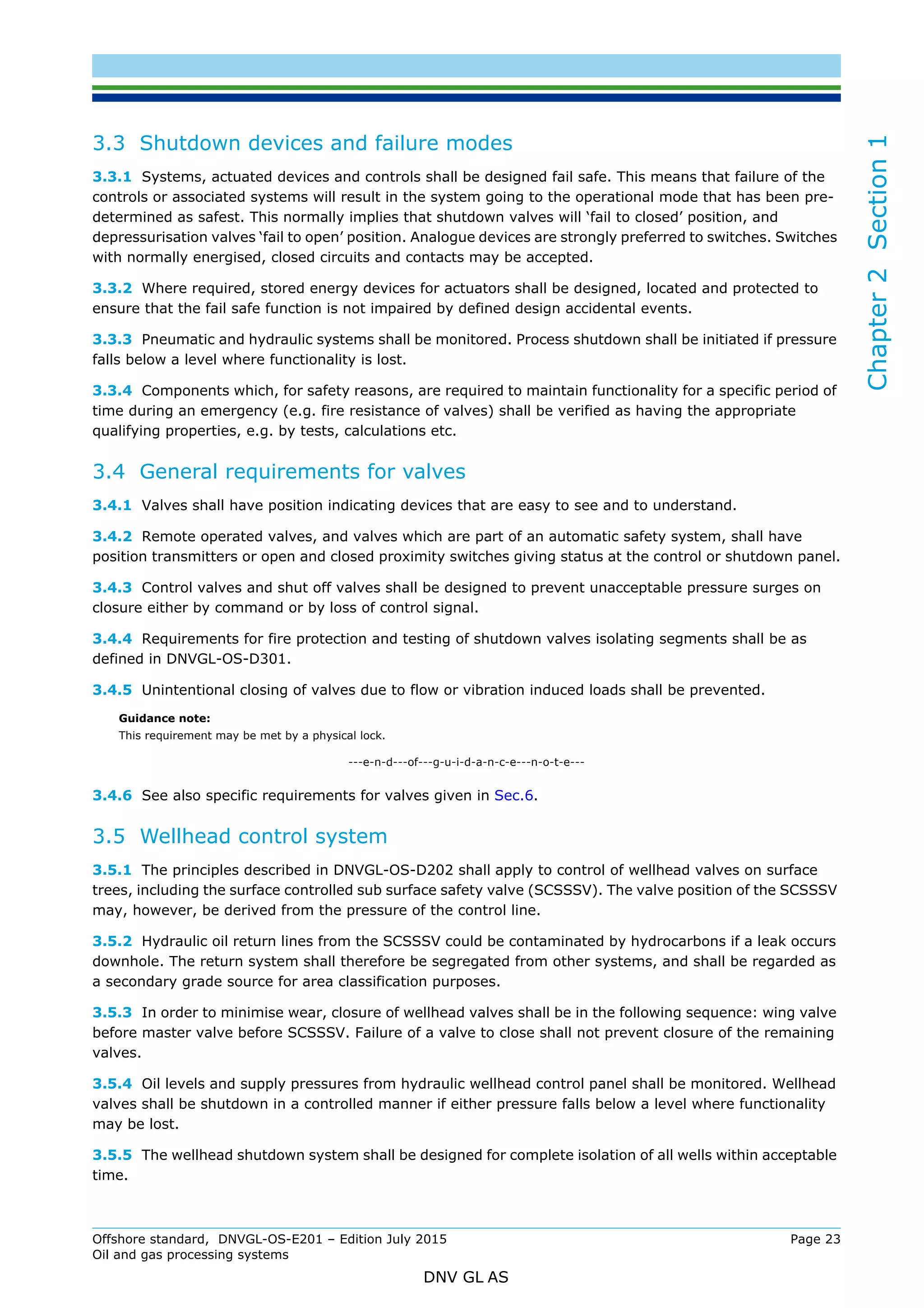 Oil and gas processing systems dnvgl os-e201 | PDF