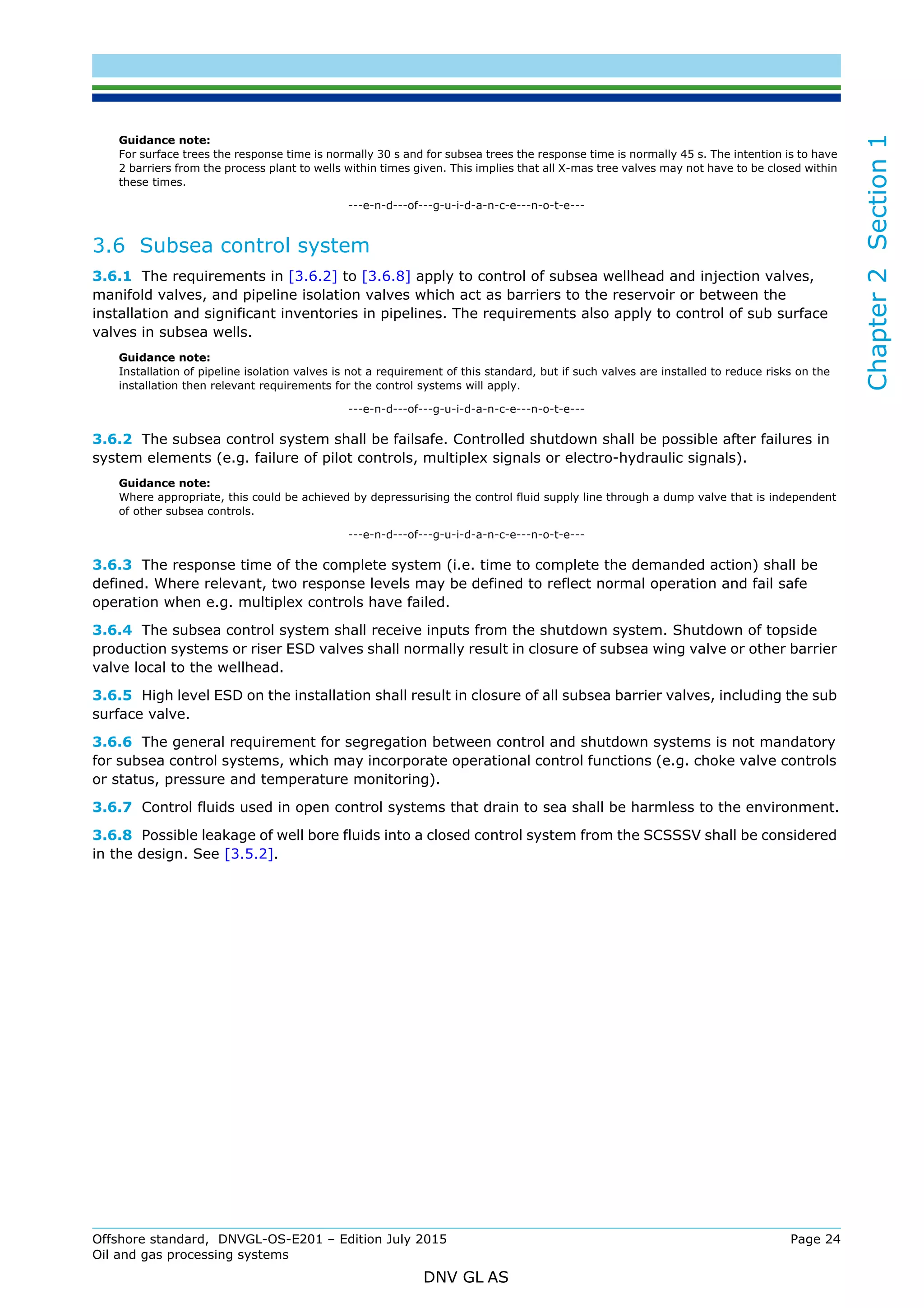 Oil and gas processing systems dnvgl os-e201 | PDF
