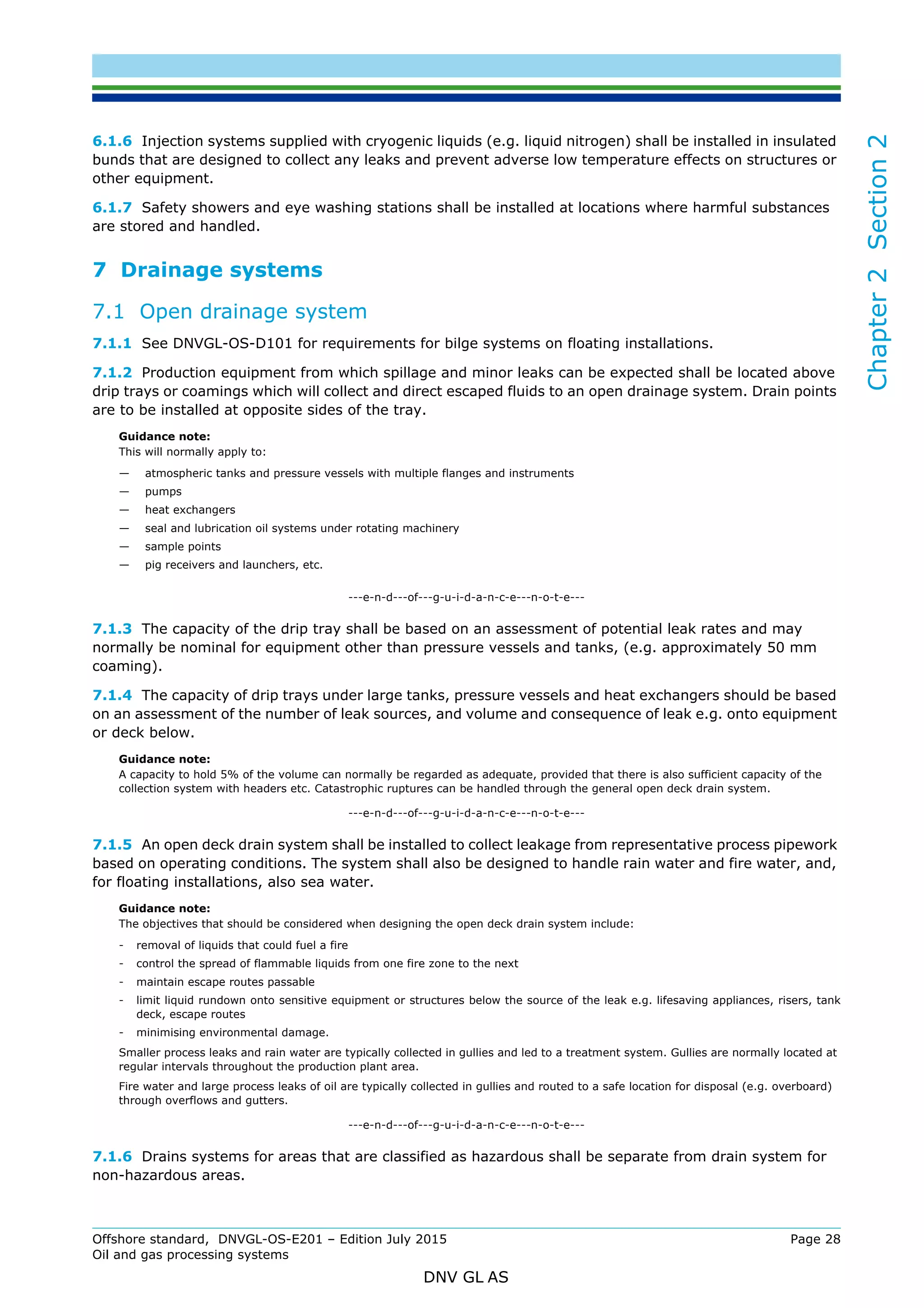 Oil and gas processing systems dnvgl os-e201 | PDF