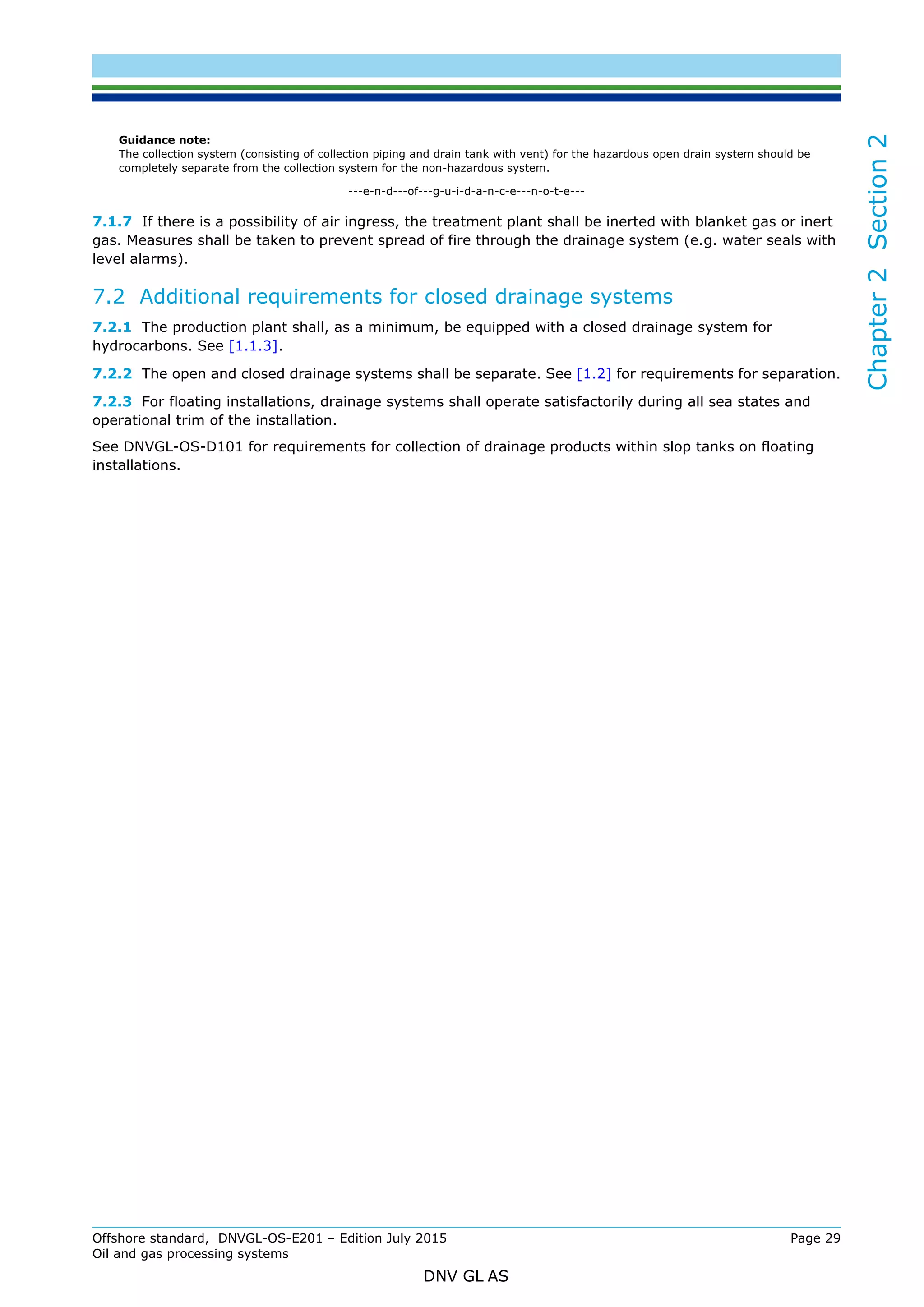 Oil and gas processing systems dnvgl os-e201 | PDF