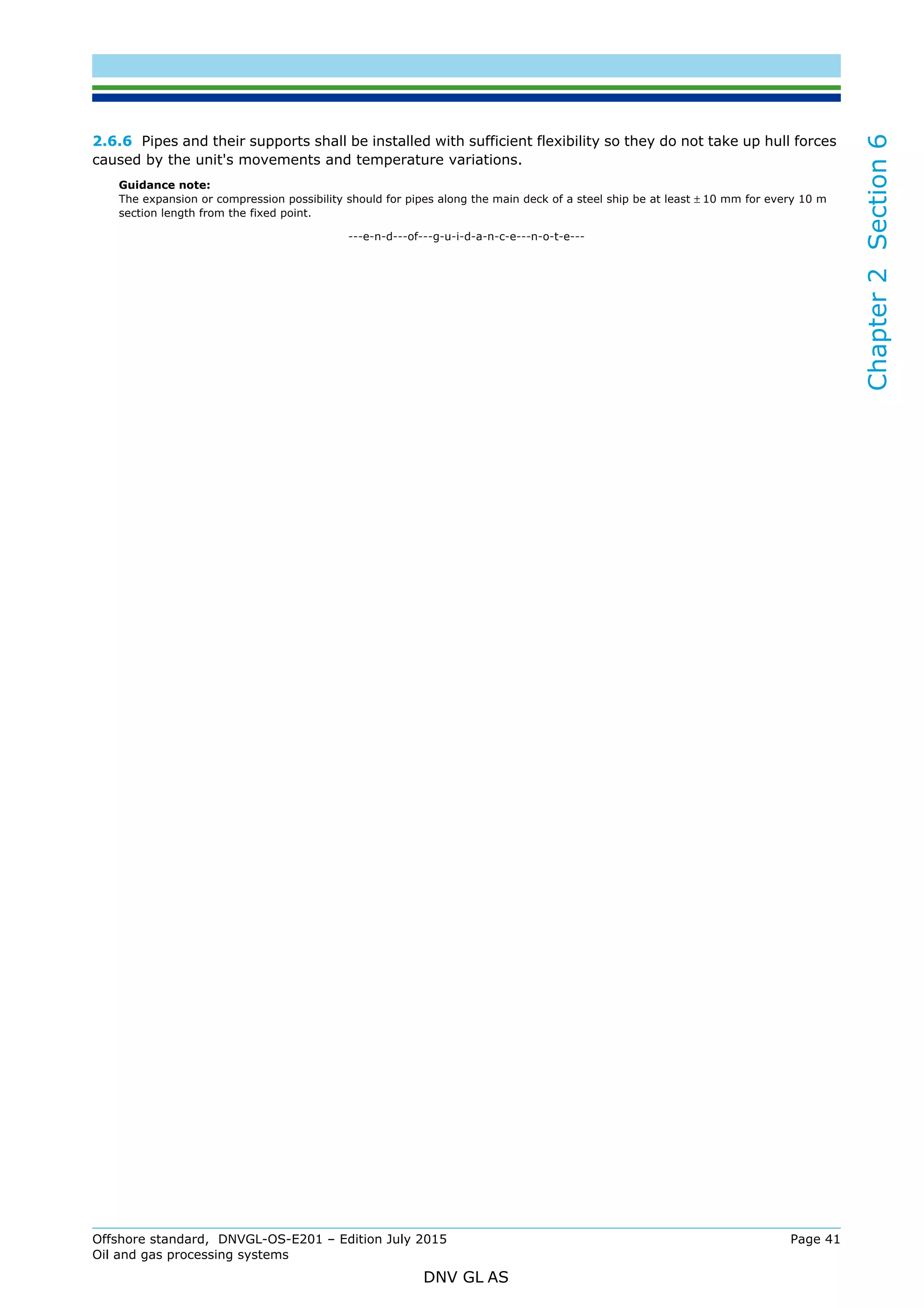 Oil and gas processing systems dnvgl os-e201 | PDF