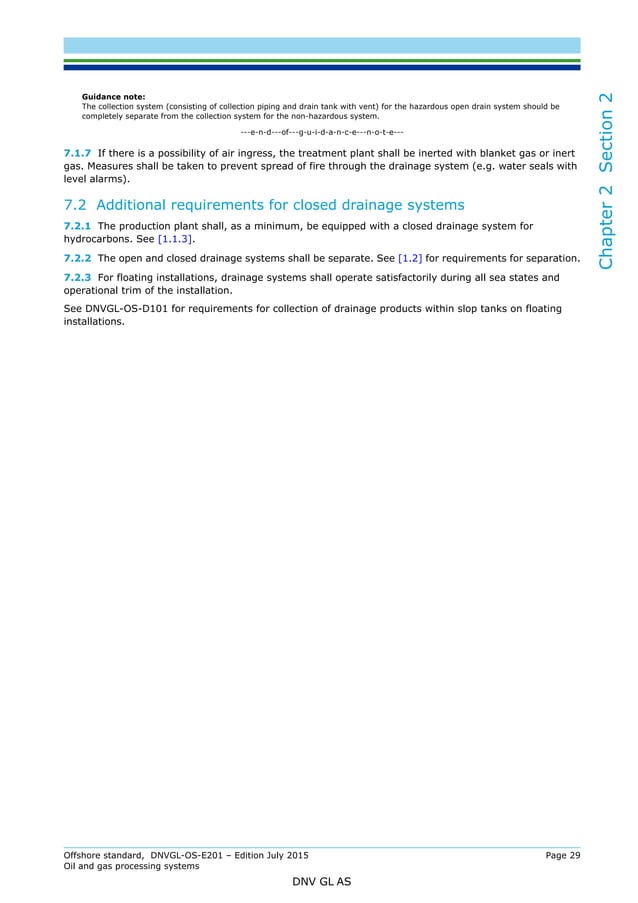 Oil and gas processing systems dnvgl os-e201 | PDF