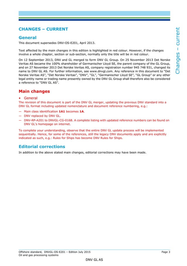 Oil and gas processing systems dnvgl os-e201 | PDF
