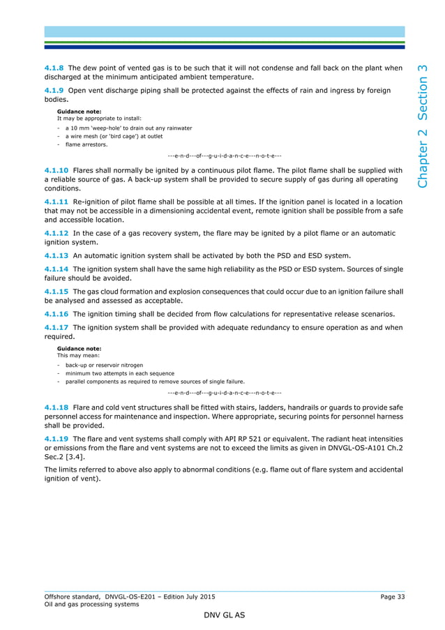 Oil and gas processing systems dnvgl os-e201 | PDF