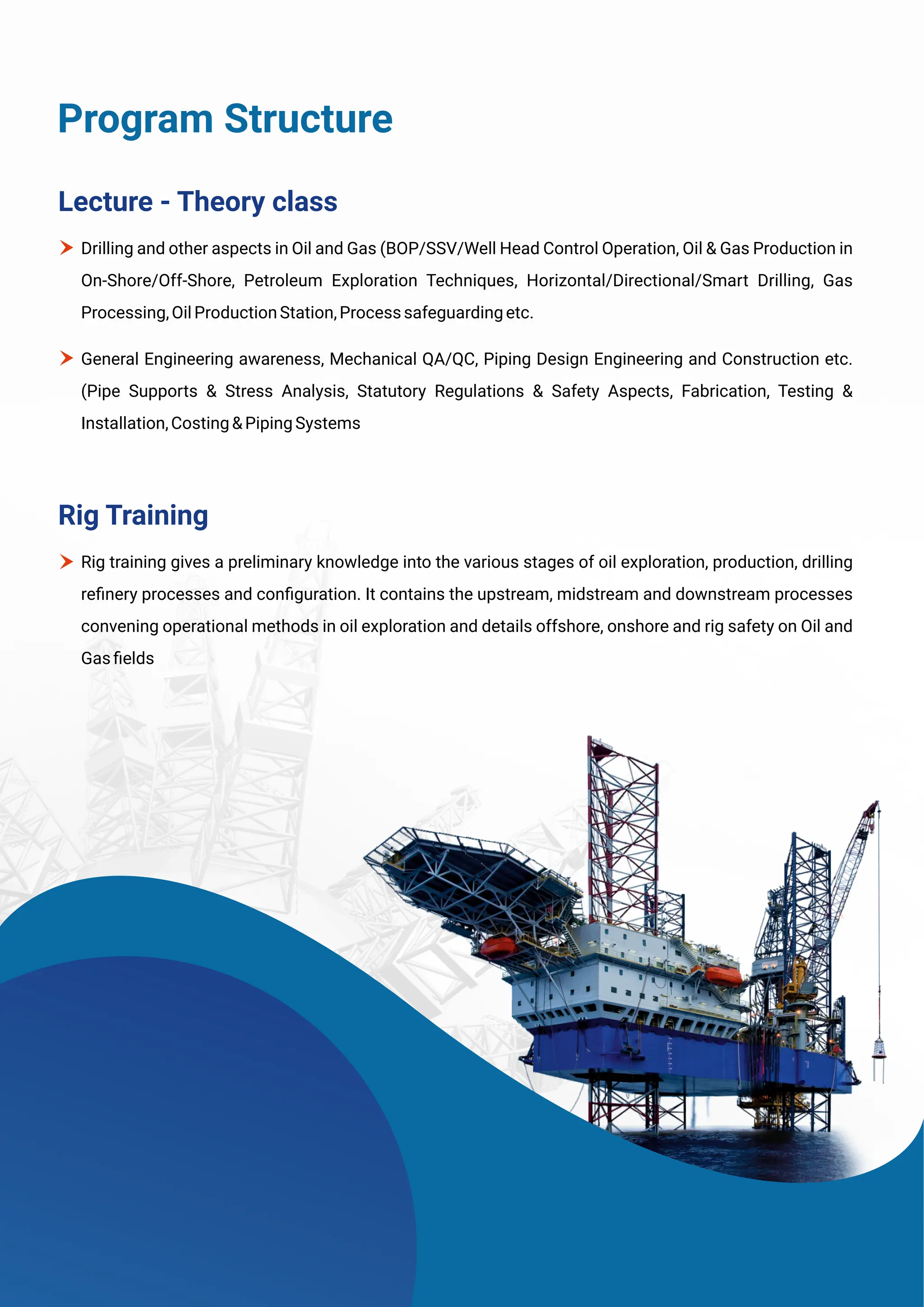 Oil and gas courses in kochi,kerala | Blitz Academy | PDF