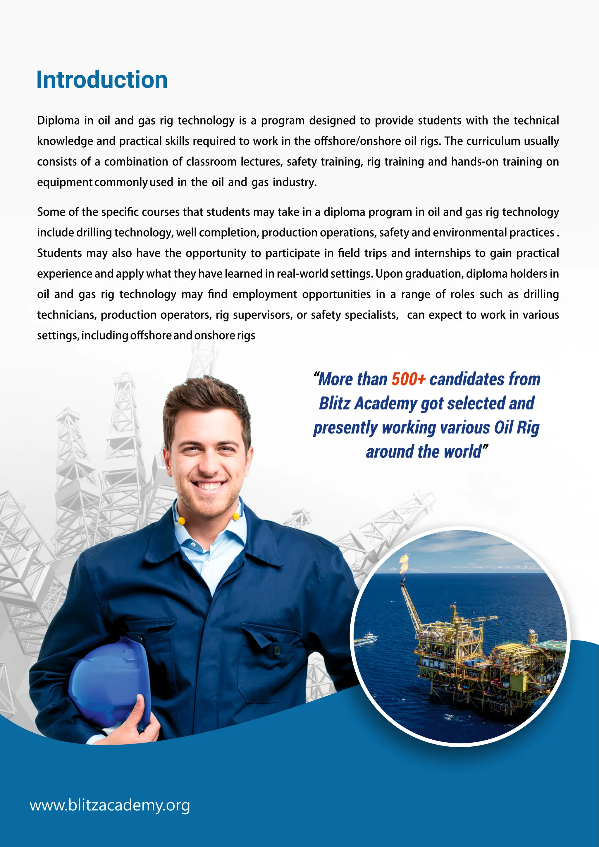 Oil and gas courses in kochi,kerala | Blitz Academy | PDF