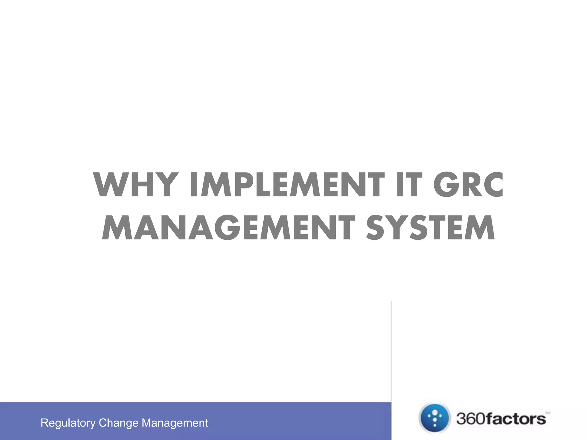 Cyber Security IT GRC Management Model and Methodology. | PPTX