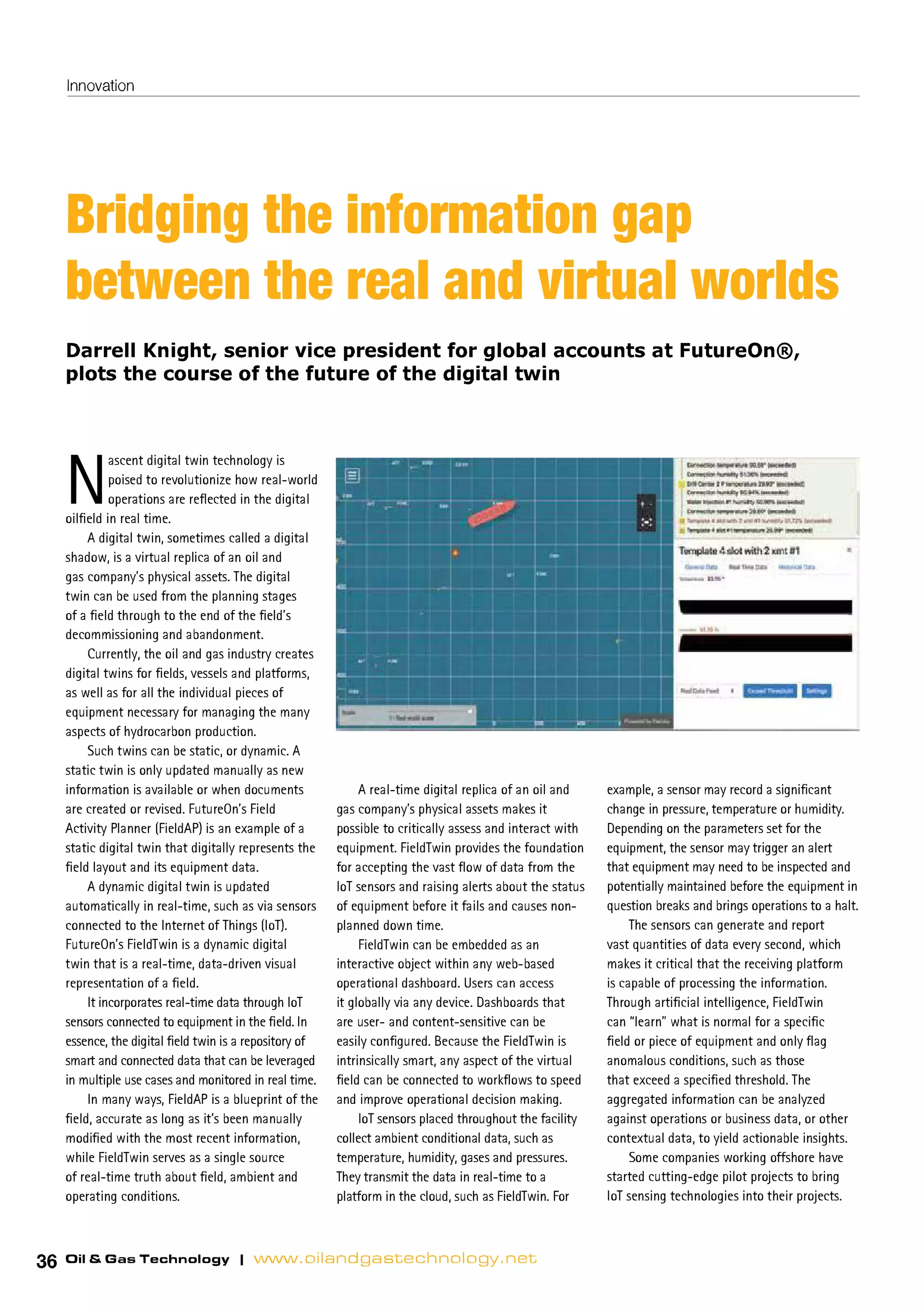 Bridging the information gap between the real and virtual worlds | PDF