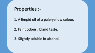 oil as liquid vehicle.pptx used in homoeopathy pharmacy for preparation ...