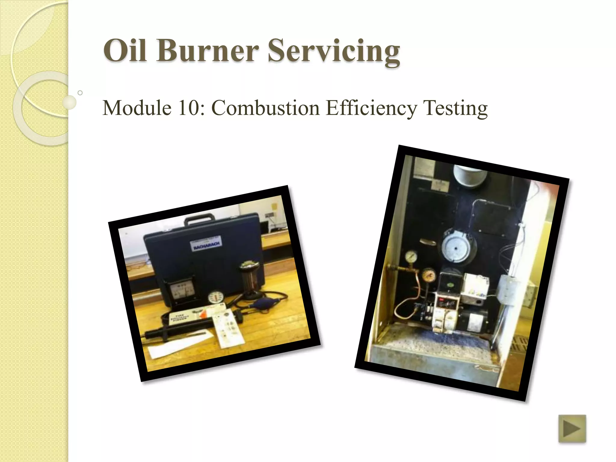 Oil burner servicing, combustion efficiency testing cbt 2 | PPT