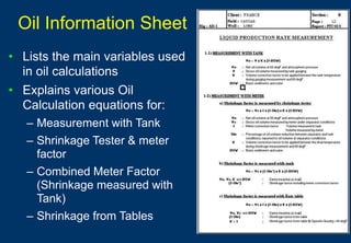 Oil Calculations Well testing, cálculoss | PDF