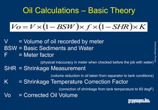 Oil Calculations Well testing, cálculoss | PDF