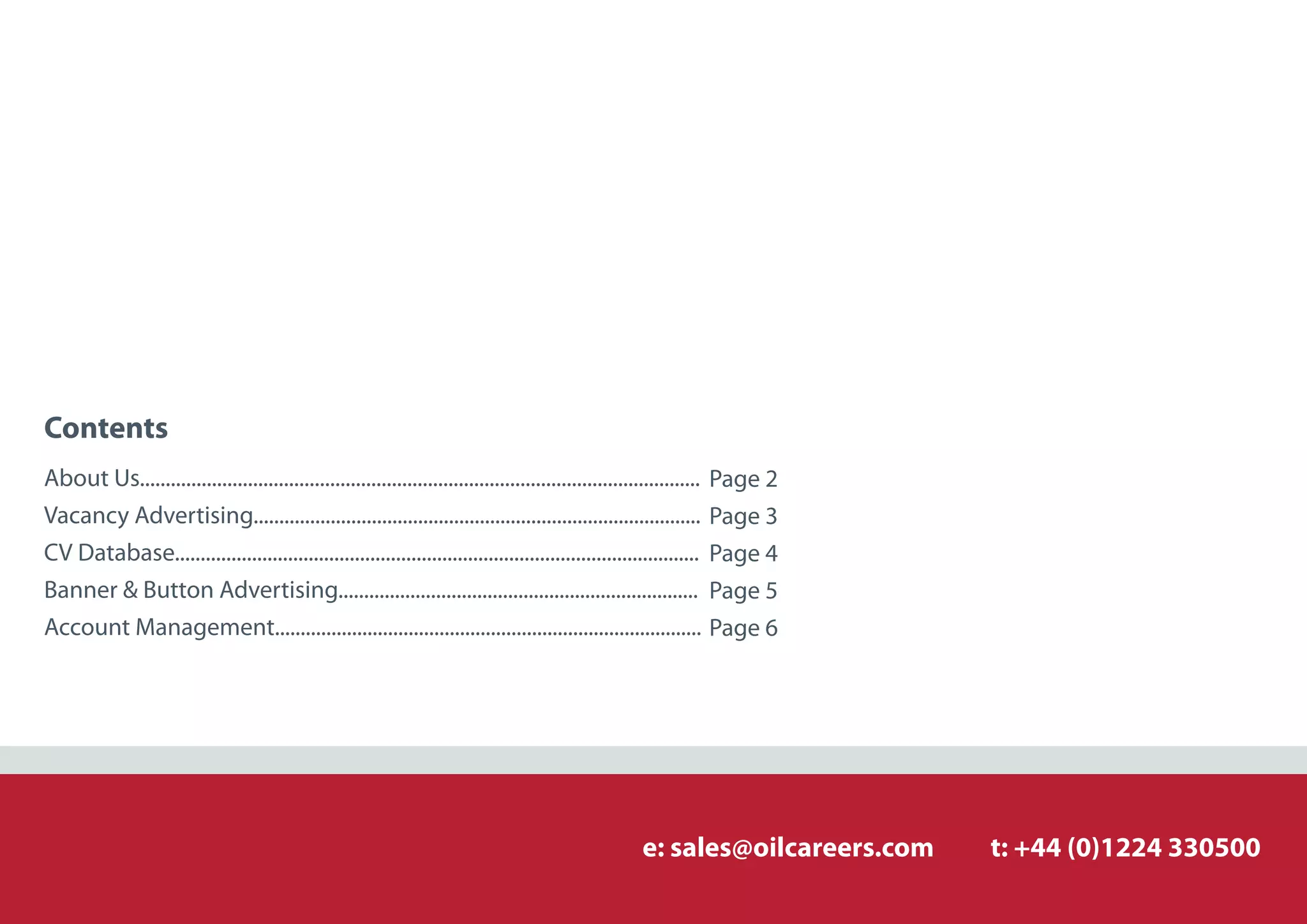 Oil Careers Media Pack | PDF