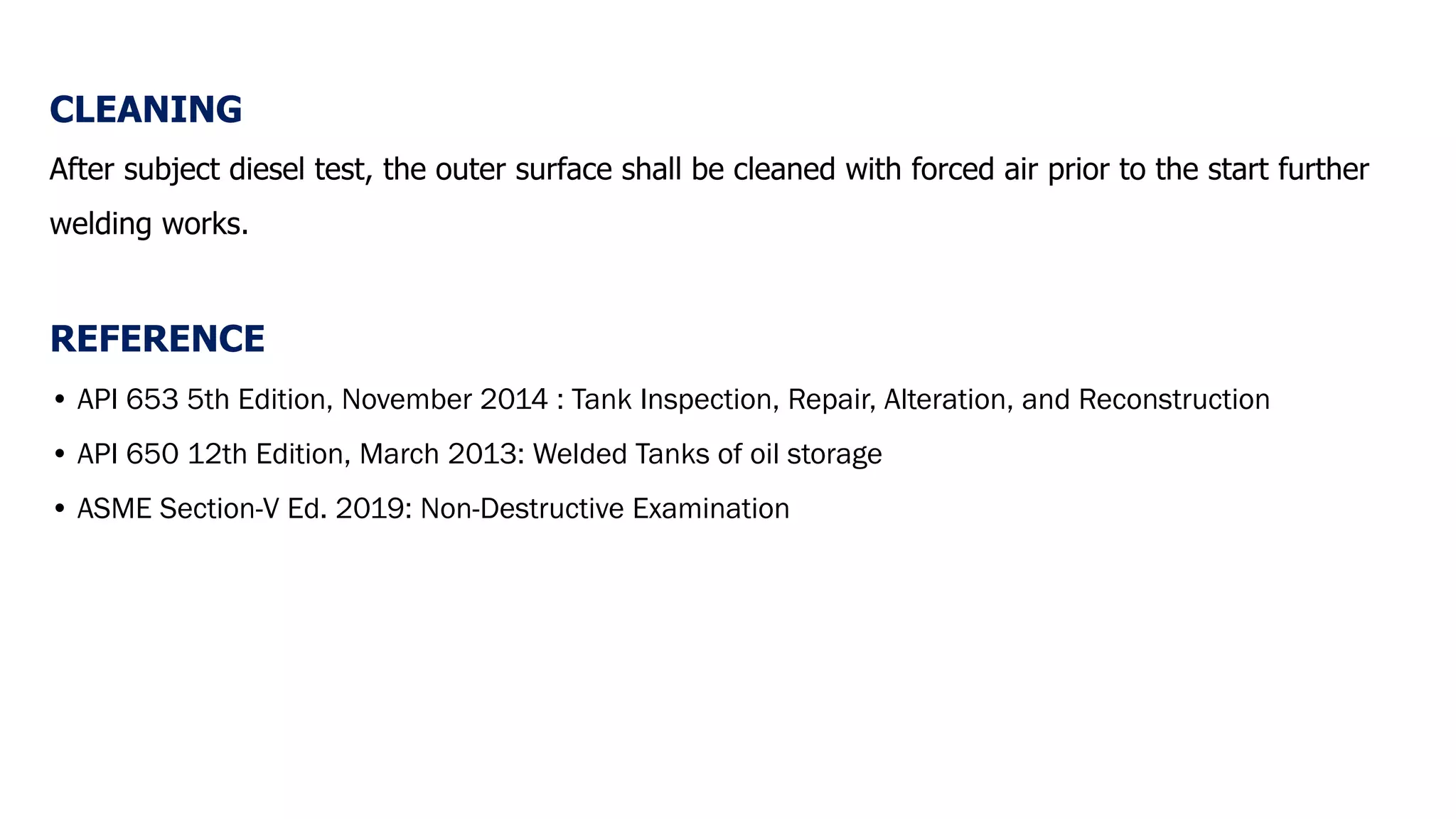 Oil chalk test-Penetrating Oil test | PDF