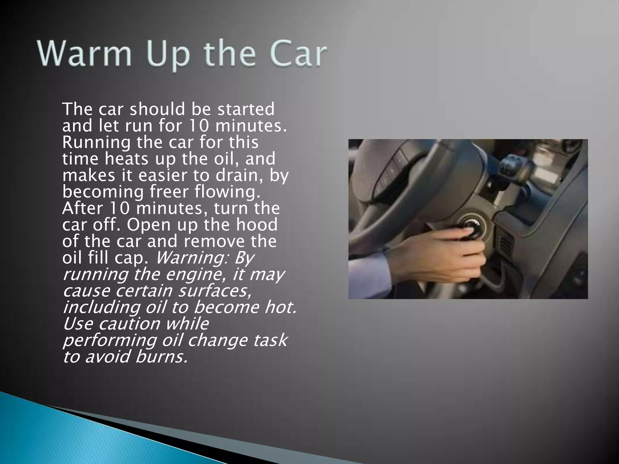 Oil Change Instructions | PPTX