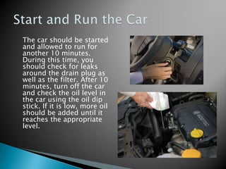 Oil Change Instructions | PPTX