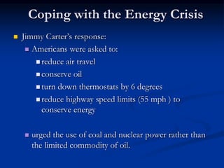 Oil crisis and economy | PPT