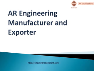AR Engineering - Transformer Oil Filtration Plants & Oil Purification ...