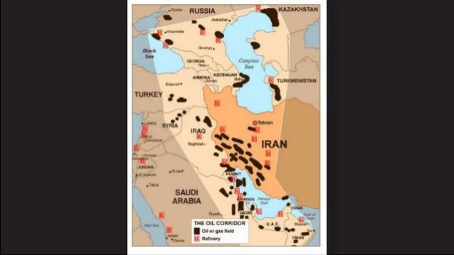 Oil Distribution in Southwest Asia (Middle East)