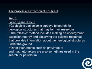 Oil extraction | PPTX