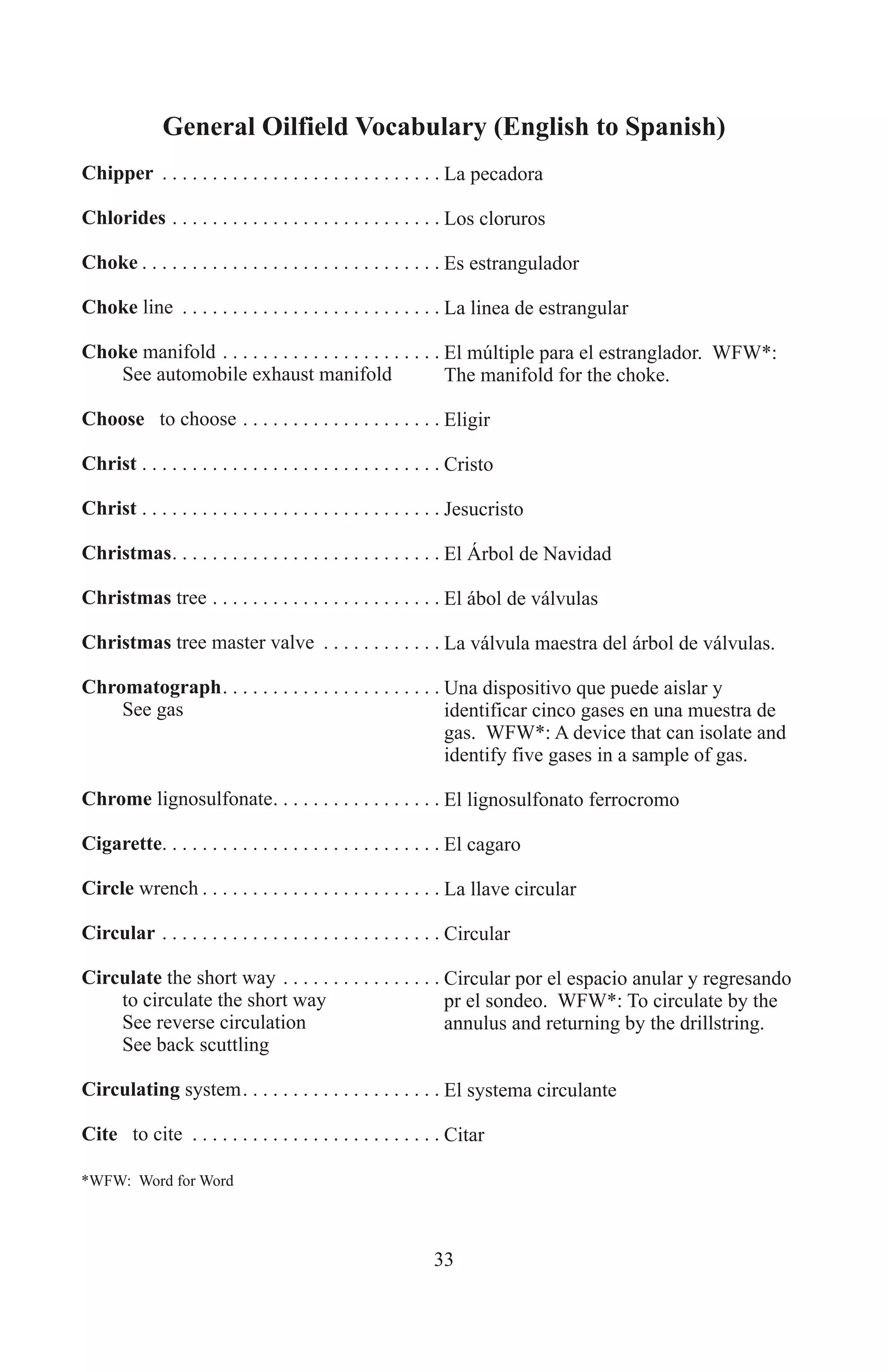 Oilfield english spanish-dictionary | PDF | Free Download