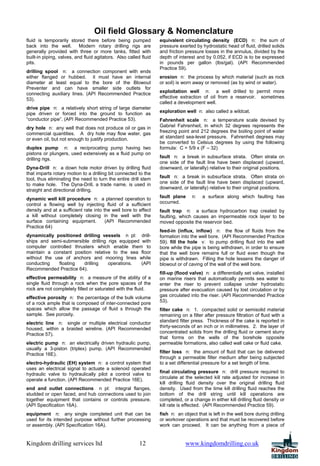 Oilfield glossary | PDF