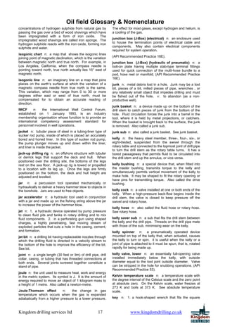 Oilfield glossary | PDF