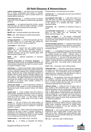 Oilfield glossary | PDF